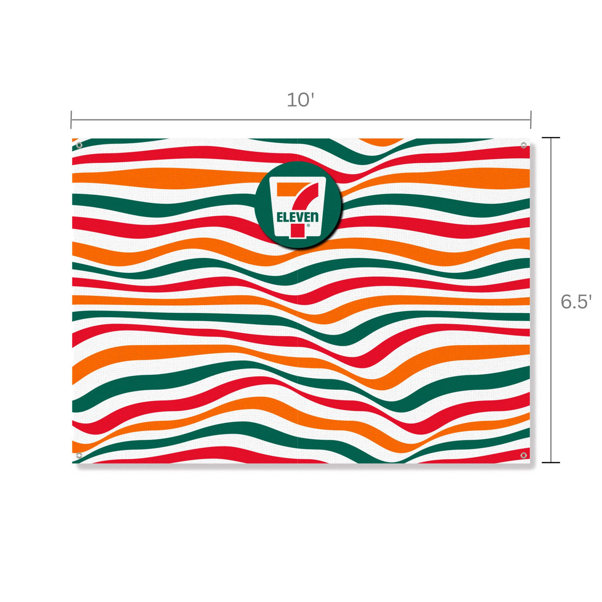 7-Eleven® Wavy Photo Backdrop – 7Collection™