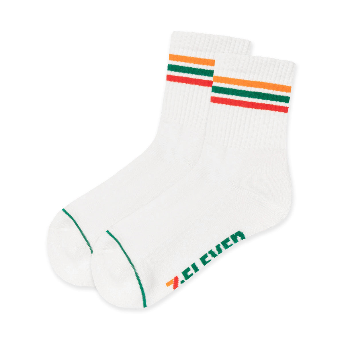 7-Eleven Half Crew Stripe Socks – 7Collection™