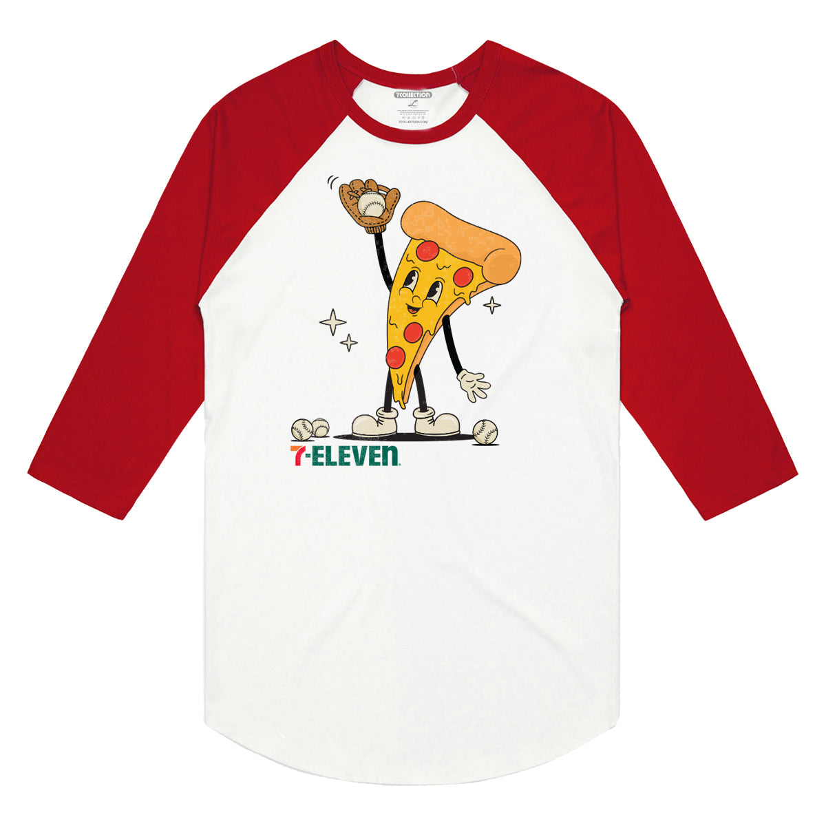 7-Eleven® Pizza Baseball Raglan – 7Collection™